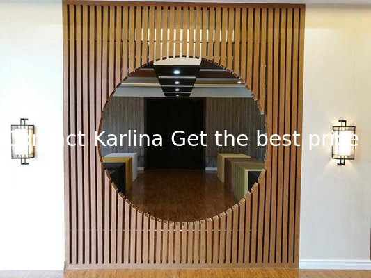 Modern style Waterproof WPC embossed ceiling wall panels for bedroom Restaurant U shape tube suspended ceiling wood grai supplier