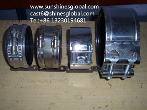 Stainless Steel Couplings with EPDM Rubber/SML Grip Clamps/Rapid Couplings