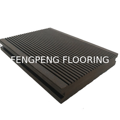 Moistureproof co-extruded antique garden brown wood plastic composite