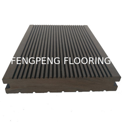 Moistureproof co-extruded antique garden brown wood plastic composite