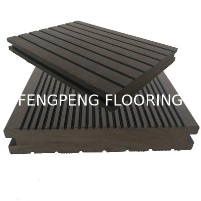 Moistureproof co-extruded antique garden brown wood plastic composite