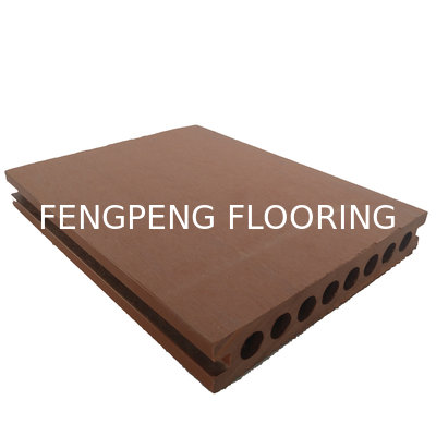 Synthetic hollow co-extruded decking wpc board