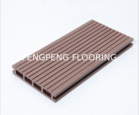 Outdoor wood plastic floor waterproof plank board Hollow square hole floor Plastic wood floor outdoor floor