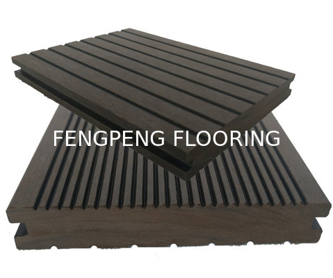 Wood plastic floor, plastic wood floor, pe composite environmental protection new material, outdoor garden park use