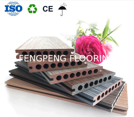 Plastic wood co-extruded floor, plastic wood floor, plastic wood composite board new material plastic-wood decking