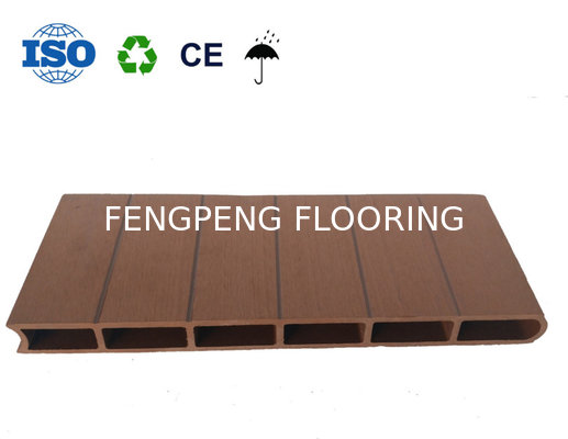 Outdoor plastic wood wall panel Green wood plastic wall panel Composite wall panel Wooden house environmental toilet