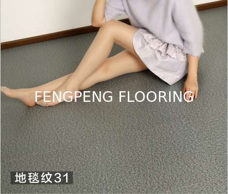 1.8mm stone plastic floor glue thick waterproof wear-resistant floor leather sheet carpet pattern glue free self-adhesiv