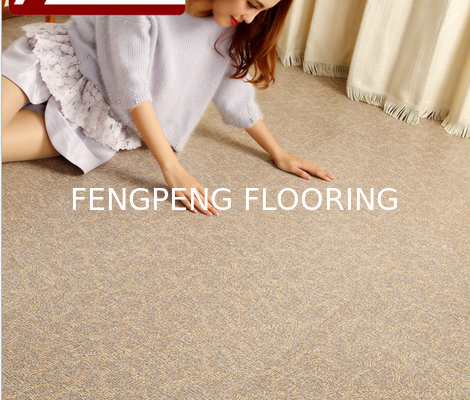 PVC  self-adhesive plastic floor waterproof and wear-resistant floor leather sheet carpet patter