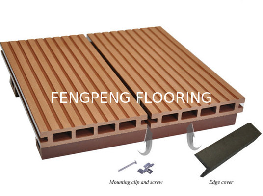 Environmentally friendly ecological wood WPC wood plastic hollow floor 140*25 outdoor construction engineering
