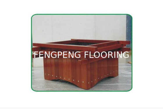 Flower boxes  Eco-friendly wpc plastic wood flower pot Road community flower box Wood plastic flower box