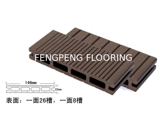 wood plastic floor Outdoor plastic wood flooring   Pe plastic wood flooring outdoor solid hollow wood plastic material