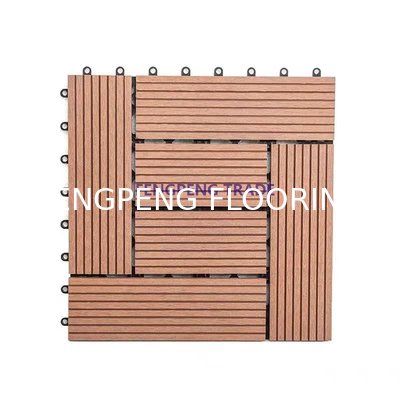 WPC easy installation DIY decking cheap outdoor floor tile anti-corrosion easy installation DIY DECKING