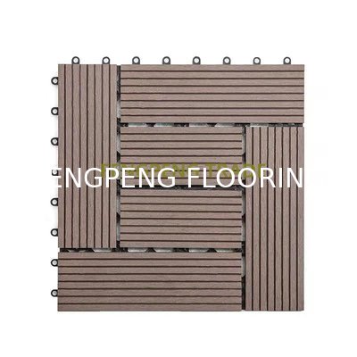 WPC easy installation DIY decking cheap outdoor floor tile anti-corrosion easy installation DIY DECKING