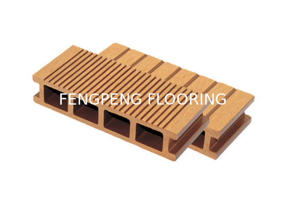 Factory direct outdoor wood plastic floor hollow plastic wood material WPC environmental protection building material