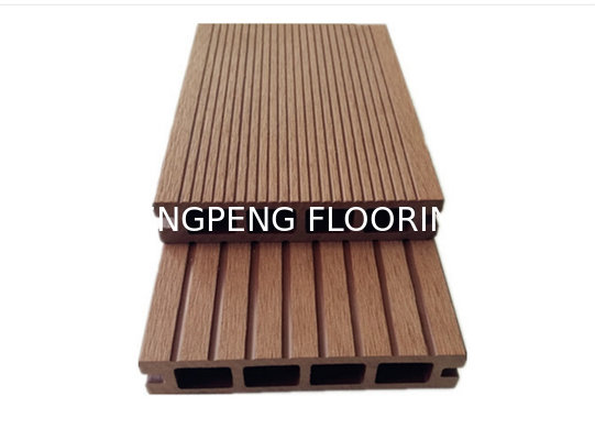 Factory direct outdoor wood plastic floor hollow plastic wood material WPC environmental protection building material