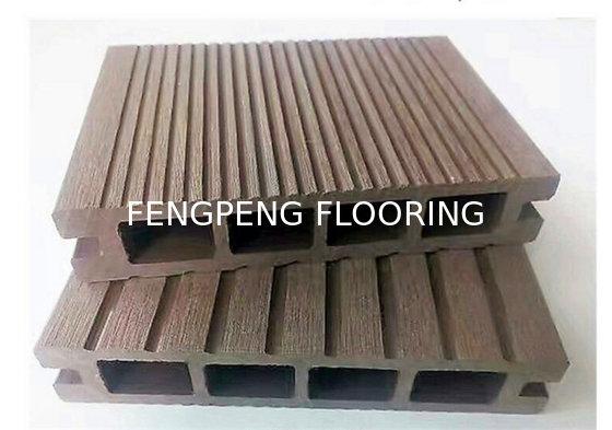Factory direct outdoor wood plastic floor hollow plastic wood material WPC environmental protection building material