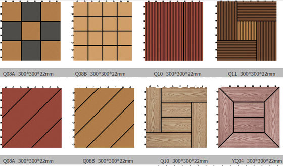 Outdoor decoration durable swimming pool outdoor interlocking DIY flooring