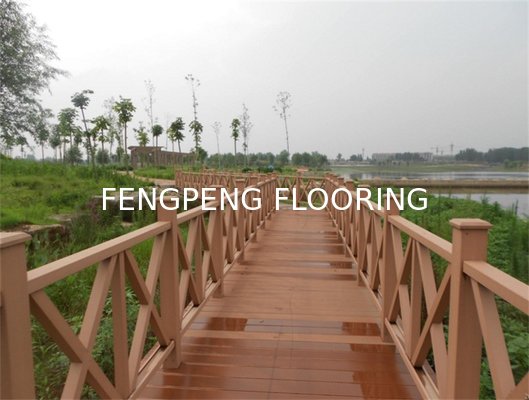 Direct wood plastic material fence fence Park wood plastic fence pe plastic wood fence manufacturer