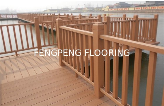 Direct wood plastic material fence fence Park wood plastic fence pe plastic wood fence manufacturer