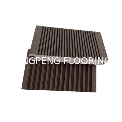 wood plastic composite decking, outdoor wood decking, EU popular fashion style hollow co-extruded decking wpc board