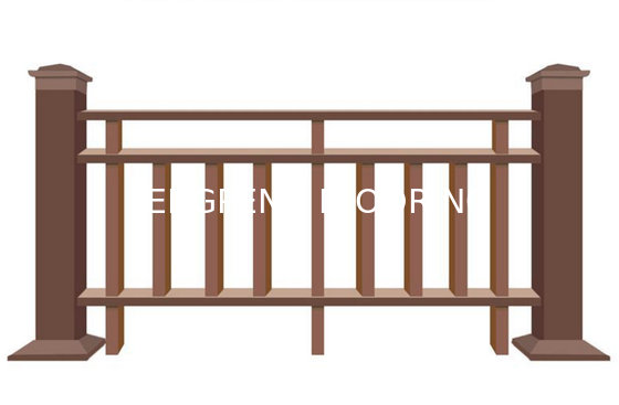 Wpc wood plastic floor household WPE plastic wood fence Factory direct supply Environmental protection plastic wood guar