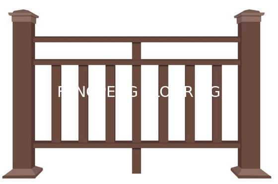 Direct wood plastic material fence fence Park wood plastic fence pe plastic wood fence manufacturer