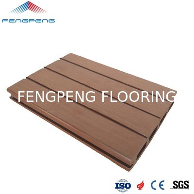 Factory Wood Plastic Composite Outdoor Wood Grain Flooring WPC Deck Board
