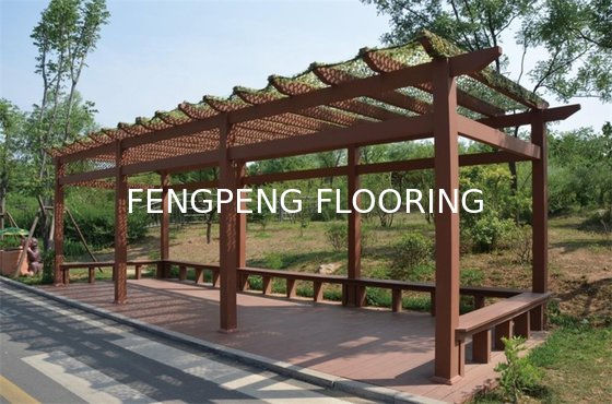 Top-Selling WPC Wooden Pergola Outdoor  Wood Plastic Composite WPC Pergola