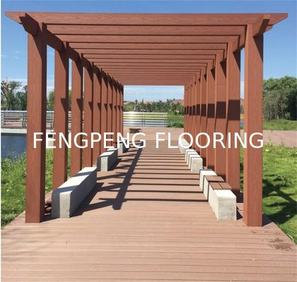 Top-Selling WPC Wooden Pergola Outdoor  Wood Plastic Composite WPC Pergola