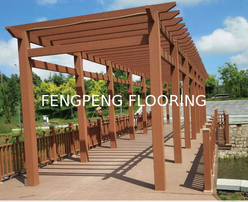 Top-Selling WPC Wooden Pergola DIY Deck Wood Plastic Composite Decking WPC Pavilion