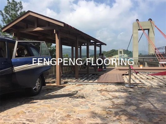 Outdoor Easy Install Decoration WPC Deck Pavilion Wood Plastic Composite Decking WPC Pavilion