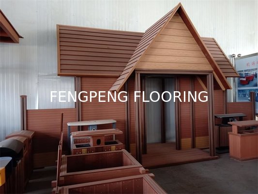 Outdoor Easy Install Decoration WPC Deck Pavilion Wood Plastic Composite Decking WPC Pavilion