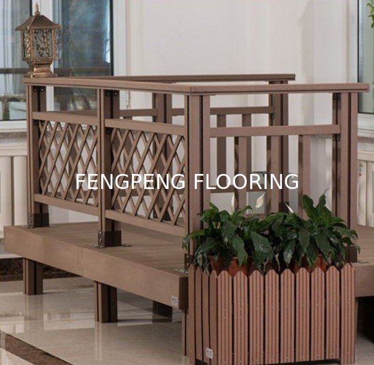 WPC flower box wpc decking manufacturer wpc planter customized outdoor decorative