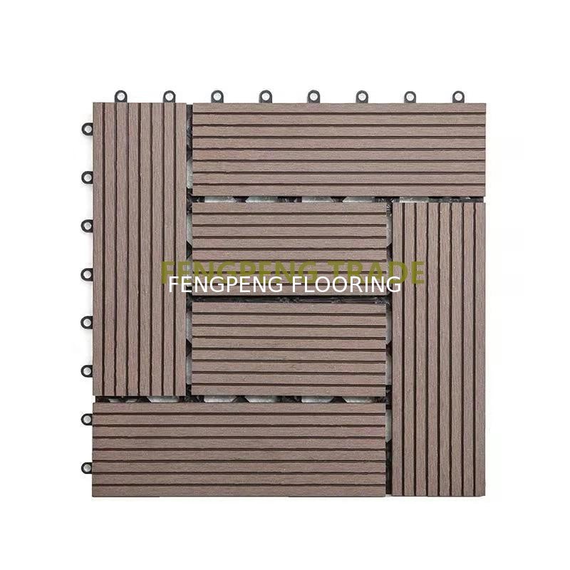Outdoor plastic wood flooring  PE composite  DIY flooring, WPC DECKING