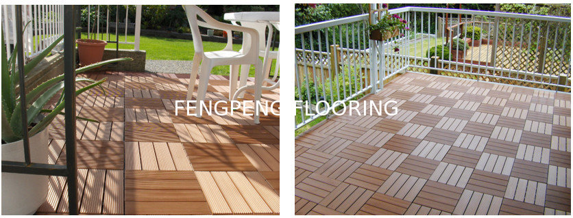 Outdoor decoration durable swimming pool outdoor interlocking DIY flooring