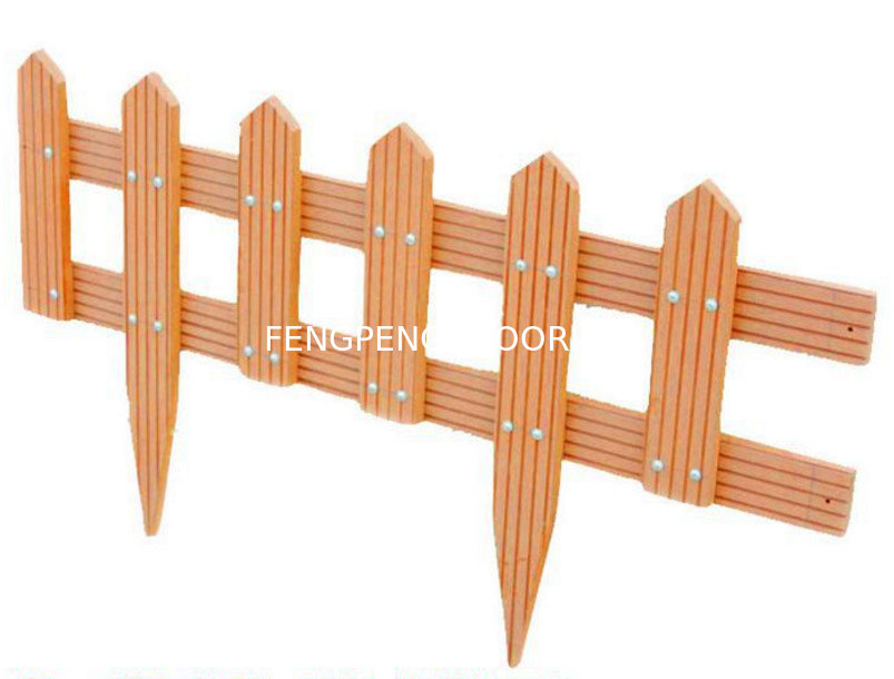 Plastic wood guardrail landscape material Environmental protection safety Square, park, WPE plastic wood fence