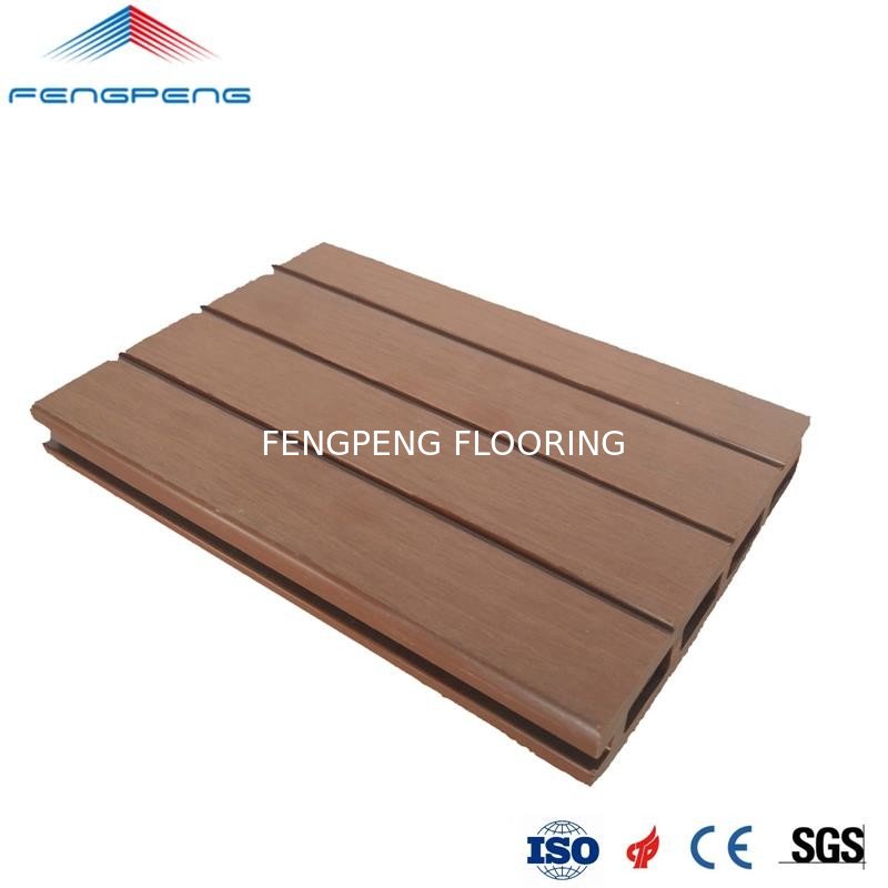 Factory Wood Plastic Composite Outdoor Wood Grain Flooring WPC Deck Board