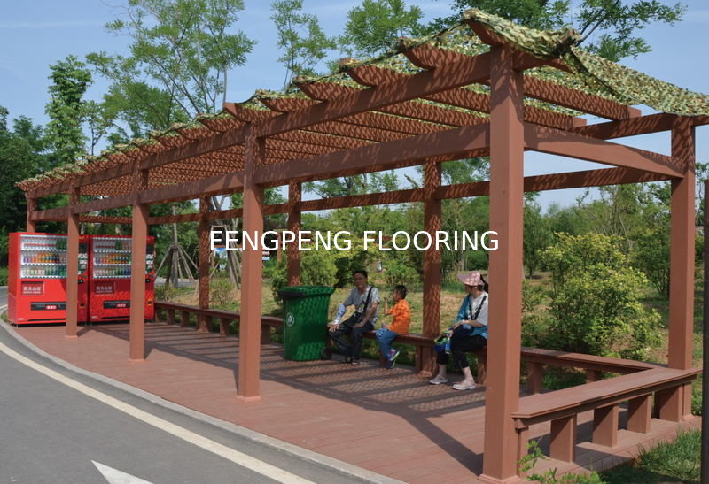 Top-Selling WPC Wooden Pergola DIY Deck Wood Plastic Composite Decking WPC Pavilion