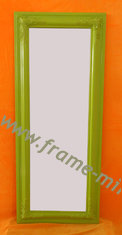 China wooden framed floor standing mirror 30x120cm supplier