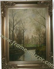 China antique imitation carved picture frame,wood picture frame supplier