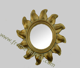 China sun mirror,home decor,PU classical mirror frame supplier