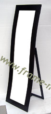 China new design wooden floor standing mirror,wood cheval mirror supplier