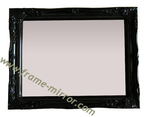 China classical black framed bathroom mirror ,wall mirror supplier