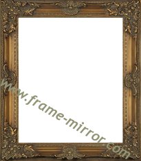 China antique gold wooden framed wall mirror supplier