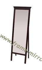 China brown color wood framed cheval mirror supplier