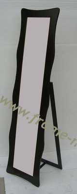 new design wooden floor standing mirror,wood cheval mirror supplier
