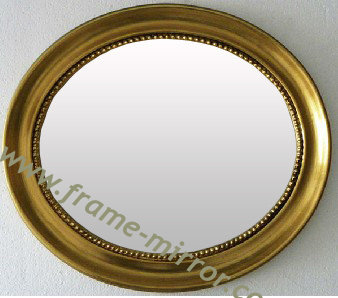 golden oval framed bathroom mirror supplier