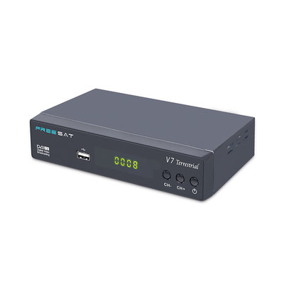 FREESAT V7 Terrestrial DVB-T/T2 1080P Full HD satellite receiver support LCN