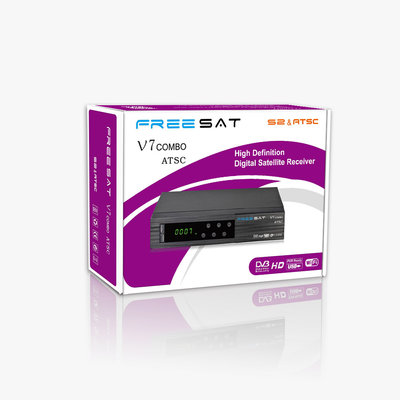 Freesat V7 combo New  for USA/Mexico/Canada  ATSC DVB-S2 Digital tv Converter DVB-S2/ATSC Set Top Box