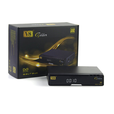 DLNA V8Gloden HD freesat set top box internet sharing biss patch support receiver